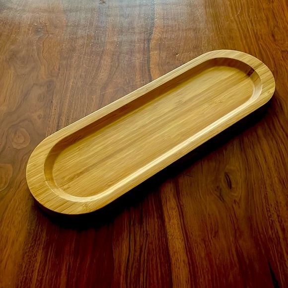 Pampered Chef | Accents | Pampered Chef Bamboo Cracker Tray | Poshmark